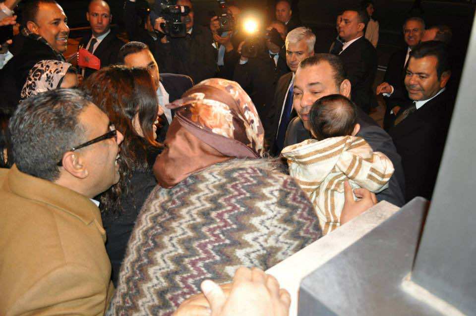 Pictures show Moroccans welcoming King Mohammed VI in Washington