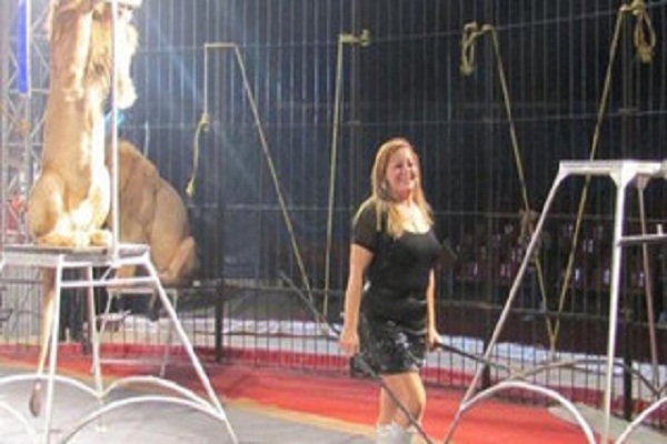 Female Circus Lion Tamer