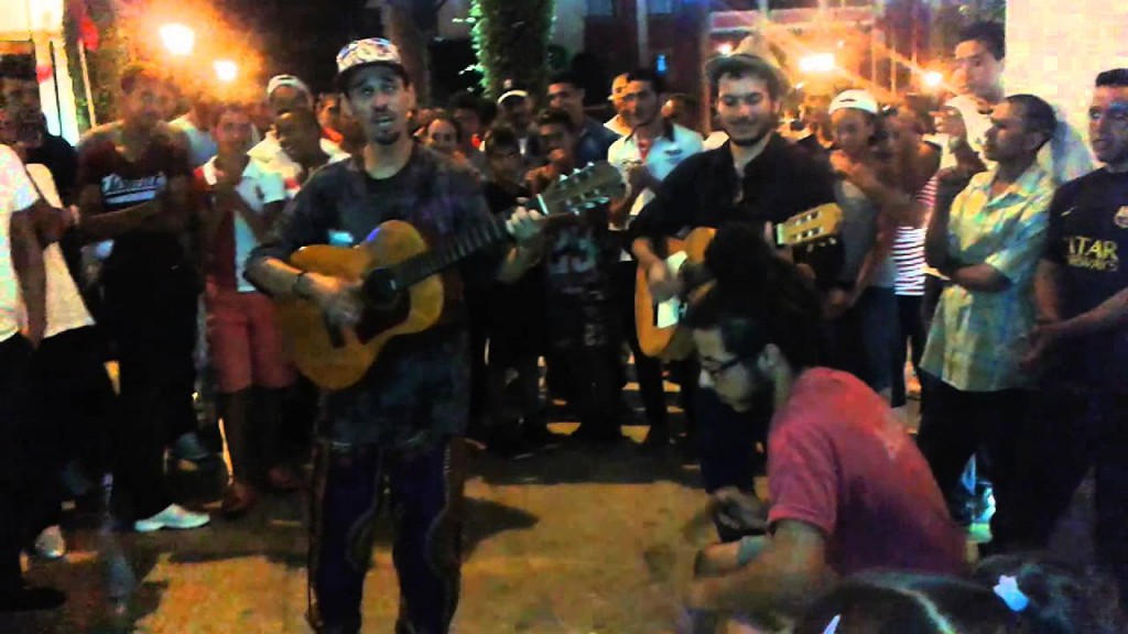 Video: Street Music Band Entertains Passersby in Rabat