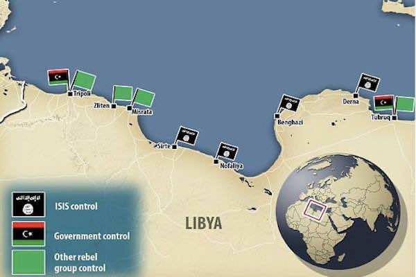 Areas Isis Controls Libya