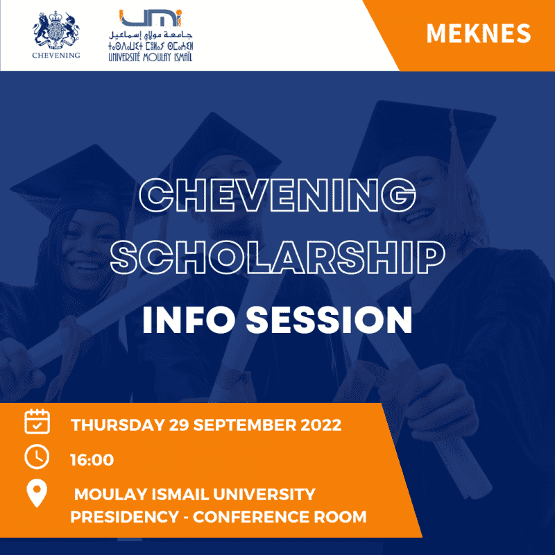 UK Embassy To Organize Chevening Scholarship Info Sessions in Meknes, Rabat