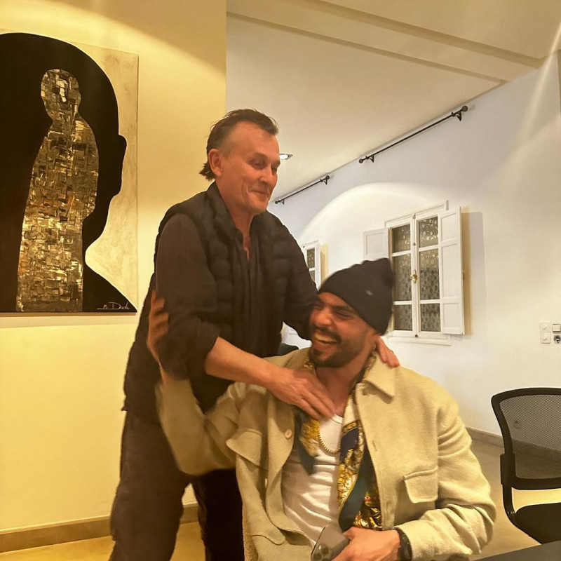 Prison Break Star Robert Knepper With Moroccan Rapper Ouenza in Marrakech