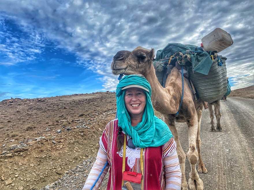 Adventurer Alice Morrison Finds Dinosaur Tracks on Moroccan Expedition