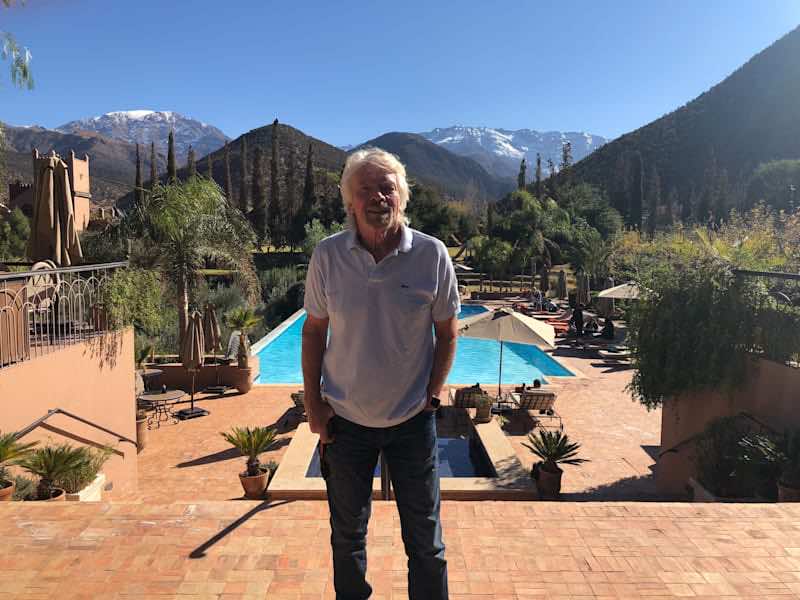 Billionaire Richard Branson Opens His Moroccan Resort to Fans
