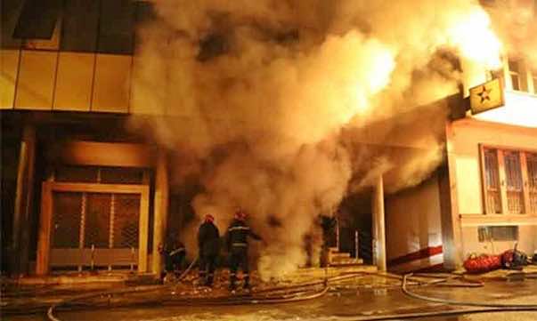 Blaze Rips SNRT Headquarter in Rabat