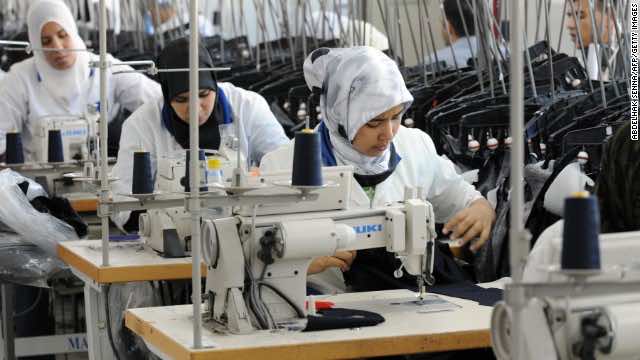 The miserable working conditions of a Casablanca textile factory