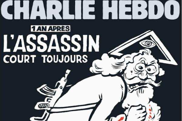 Charlie Hebdo Draws 'God' With a Beard on its Cover in Memory of 2015 ...