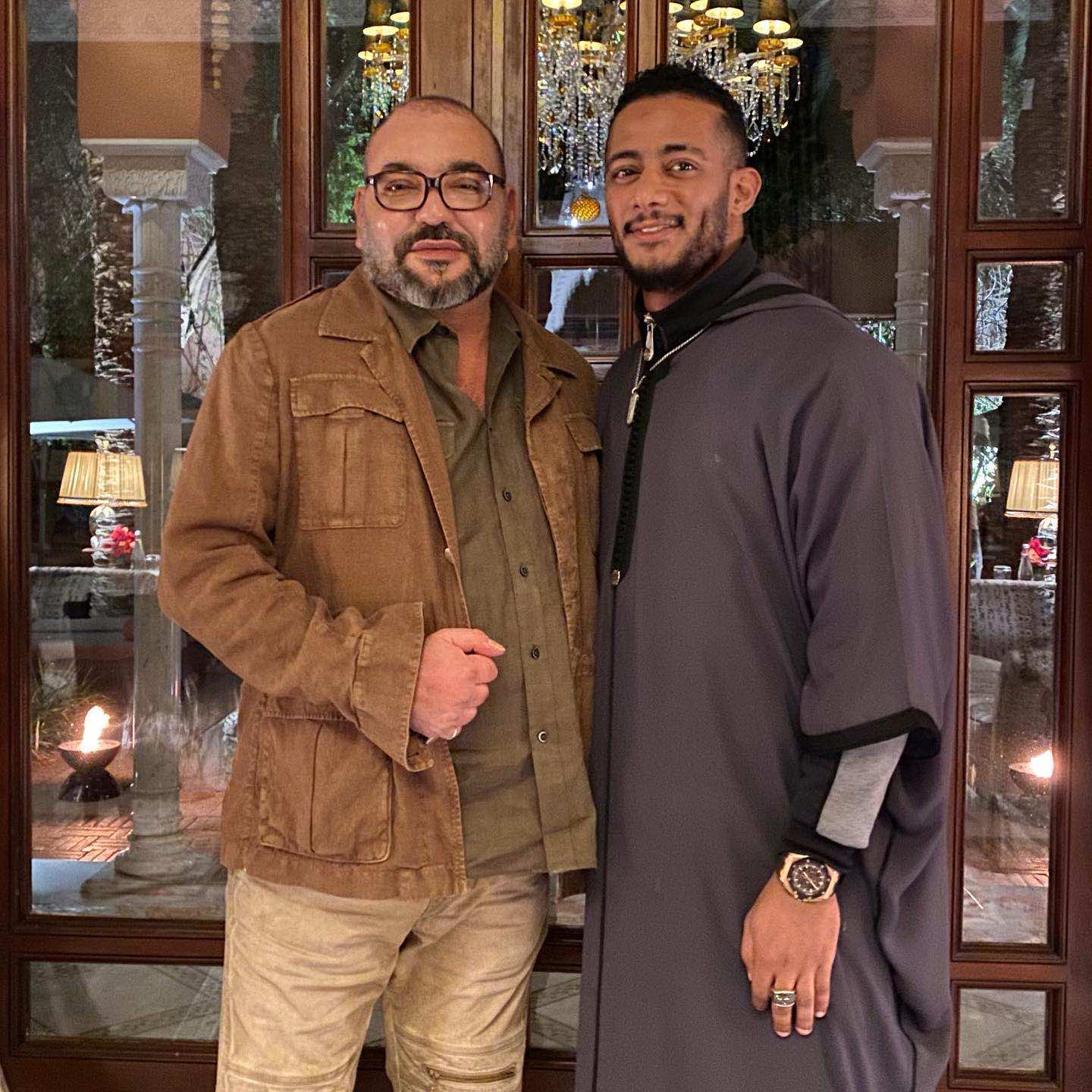 Egyptian Actor Mohamed Ramadan Posts Photo with King Mohammed VI