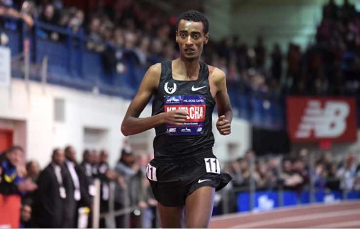 Ethiopia’s Yomif Kejelcha Breaks El Guerrouj’s Record for Indoor Mile