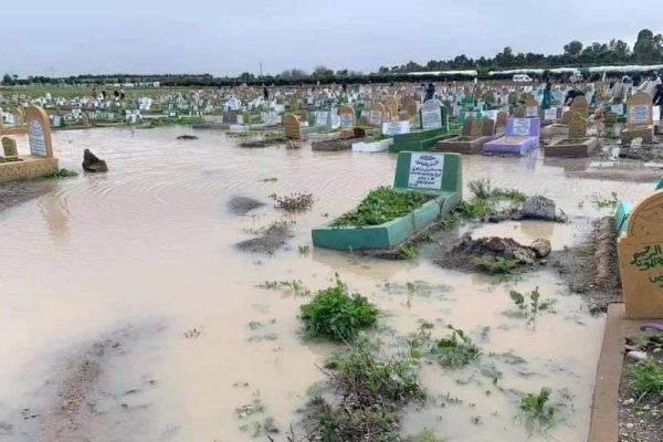 Heavy Rainfall Destroys Tombs in Casablanca Cemeteries