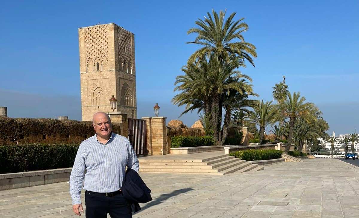 Israel’s Envoy to Morocco David Govrin Enjoys Stroll in Sunny Rabat