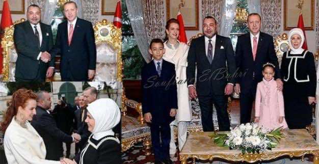 King Mohammed VI Invited to Tea With Family of Turkish President