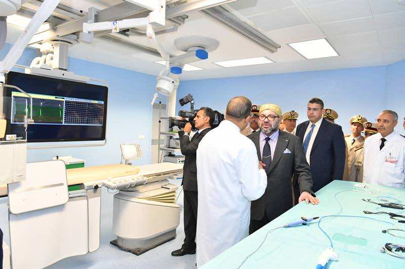 King Mohammed VI Opens Cardiology Center in Rabat Military Hospital