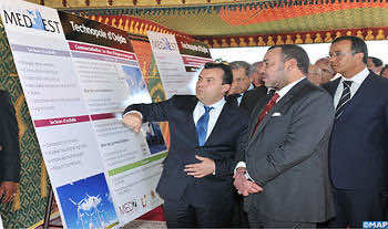 King Mohammed VI inaugurates first part of "Oujda Shore" offshoring center