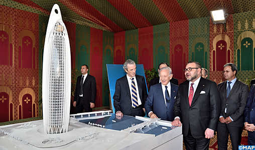 King Mohammed VI Launches Construction Works of Tallest Tower in Africa