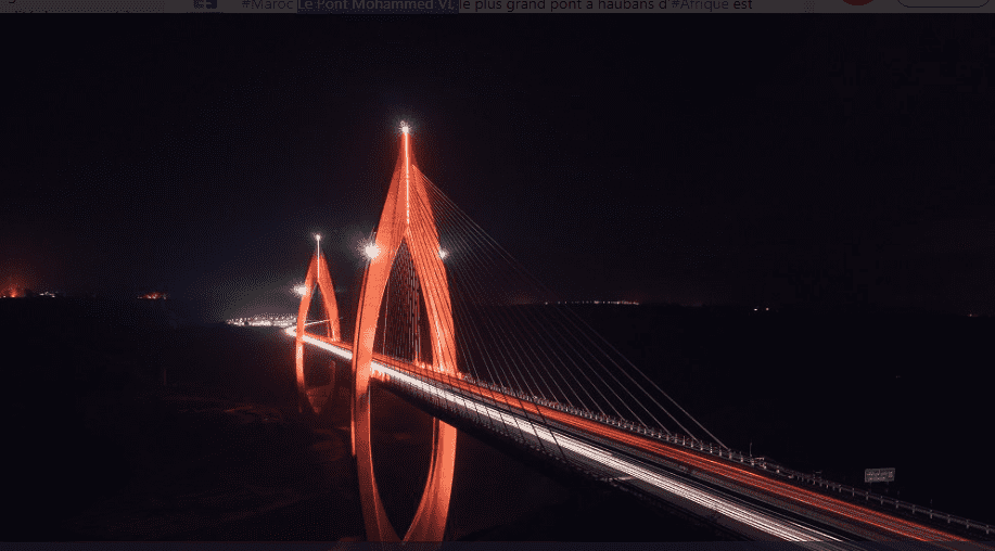 #OrangeTheWorld: King Mohammed VI Bridge Decries Gender-Based Violence