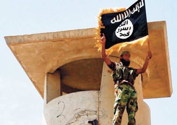 Morocco: Young man raises ISIS flag on roof of his house