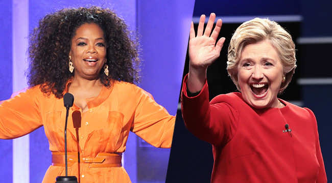 Opera Winfrey Calls on Americans to Vote for Clinton