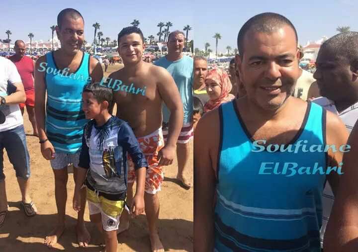 In Pictures: Prince Moulay Rachid Poses with Beach-goers in Skhirat