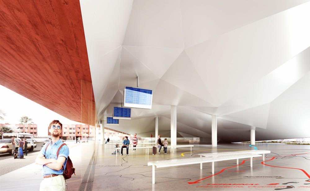 Project for a New State-of-the-art Bus Station in Marrakech