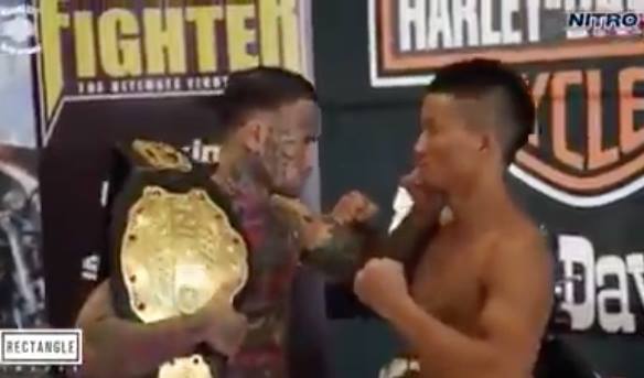 UFC Fighter Tries to Intimidate Opponent in Pre-fight, and then ...