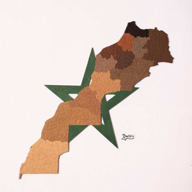 Abdelfettah Bellali: The Artist Who Painted Morocco's Map with Soil