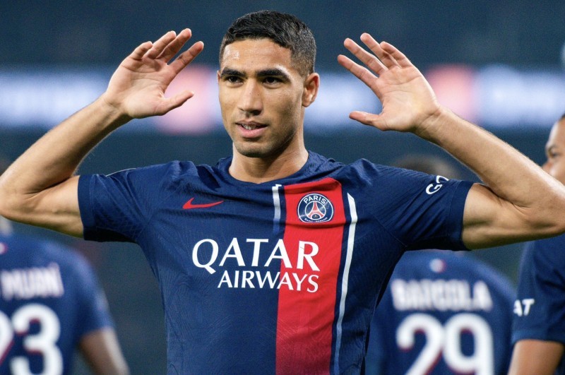 Achraf Hakimi Named Second-Best African Player in Ligue 1