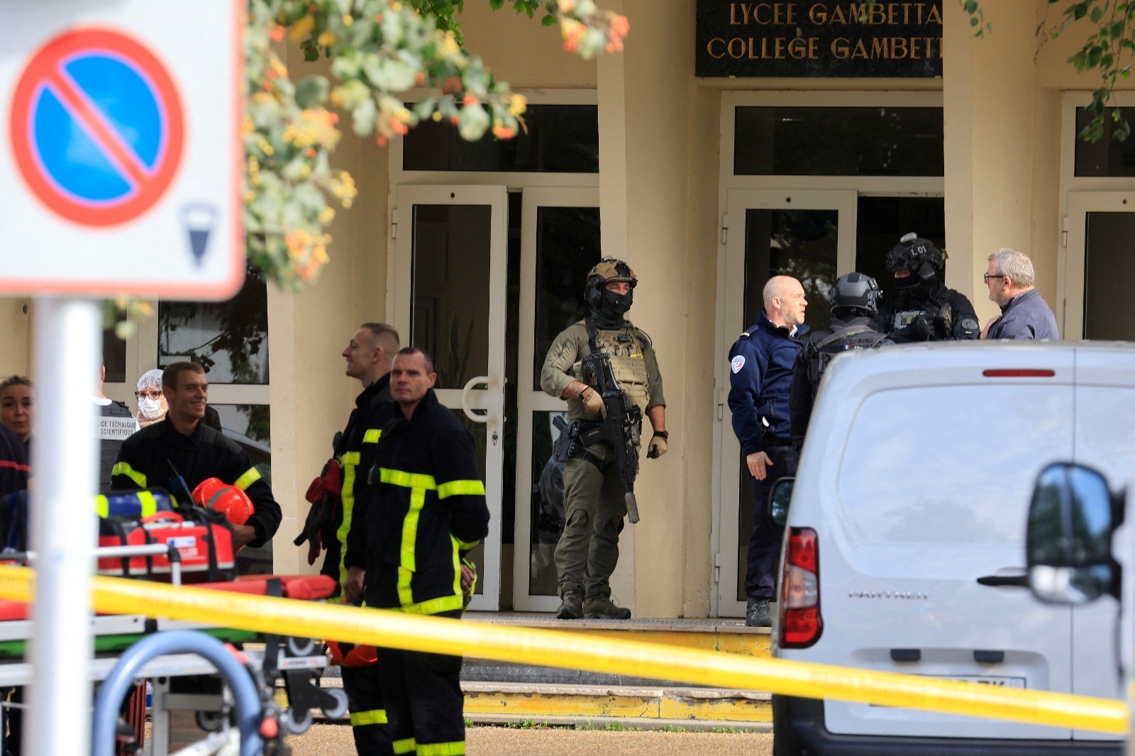 Bomb Alert Evacuates School Where Teacher Was Fatally Stabbed in France