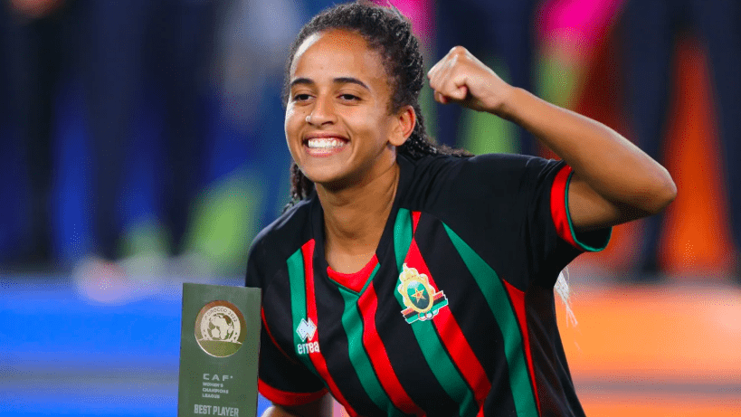 Fatima Tagnaout Crowned Best Player at CAF Women’s Champions League