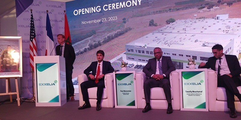 French Company Exxelia Inaugurates Manufacturing Facility in Morocco