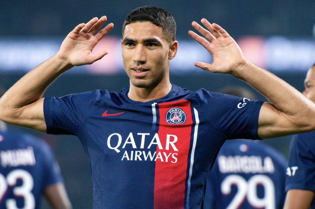 Hakimi Becomes Moroccan Player with Most UEFA Champions League Appearances