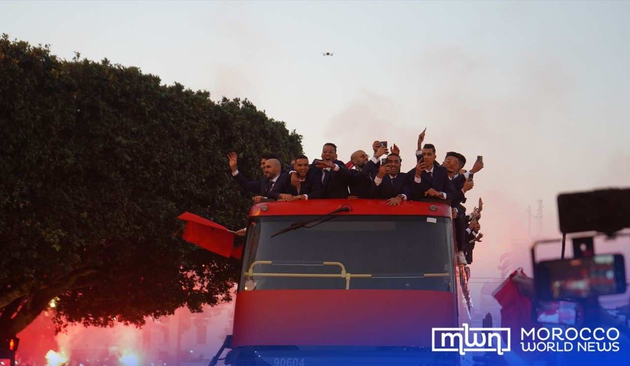 In Pictures: Morocco’s Atlas Lions Welcome Ceremony As it Happened