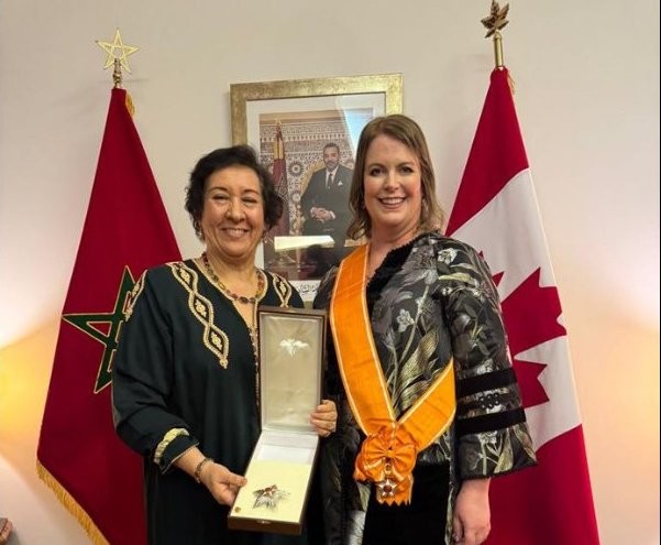 King Mohammed VI Awards Honorary Order to Canada’s Former Ambassador