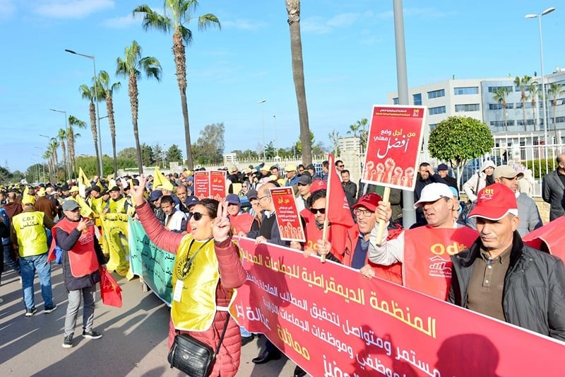 Local Government Workers in Morocco Organize 72-Hour Strike