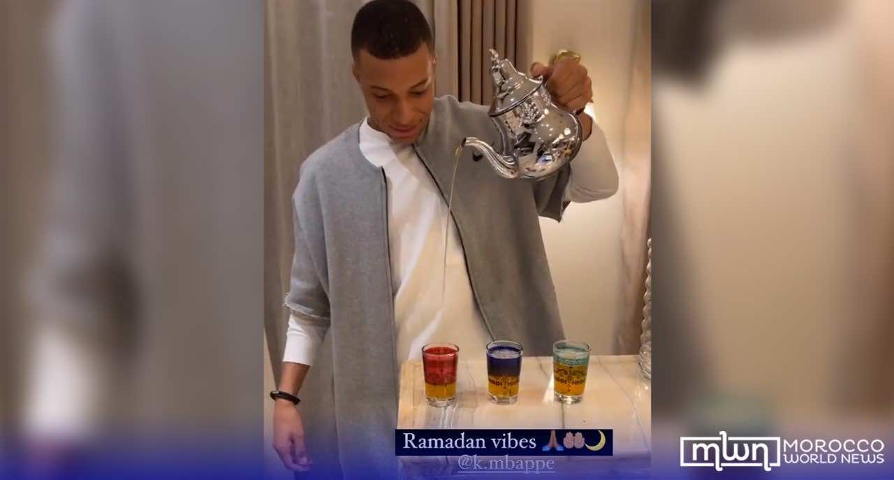 Mbappe Shows Off Morocco-Style Tea Pouring