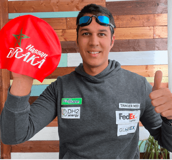 Moroccan Swimmer Prepares for 1,000 Meter Swim in North Pole