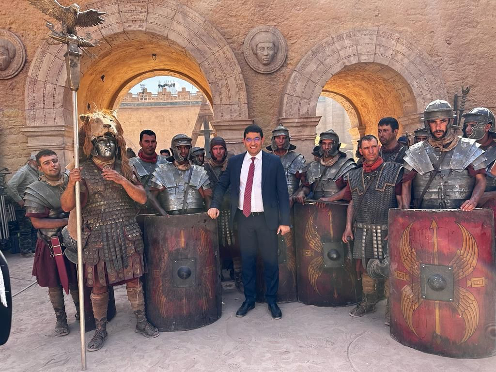 Morocco’s Culture Minister Visits ‘Gladiator 2’ Film Site in Ouarzazate ...