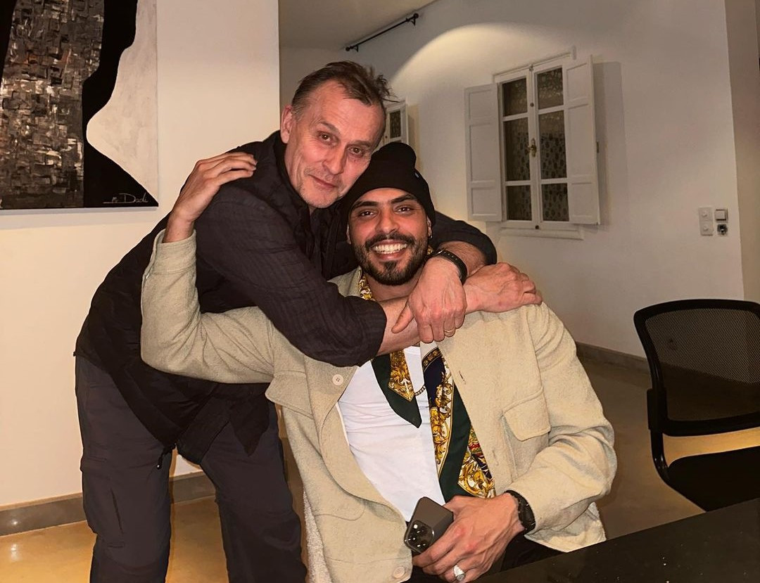 Prison Break Star Robert Knepper With Moroccan Rapper Ouenza in Marrakech