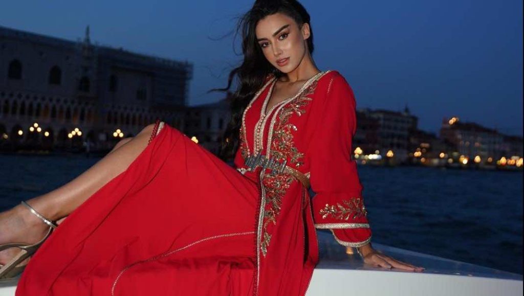 Sofia Saidi Shines in Moroccan Caftan at Venice International Film Festival