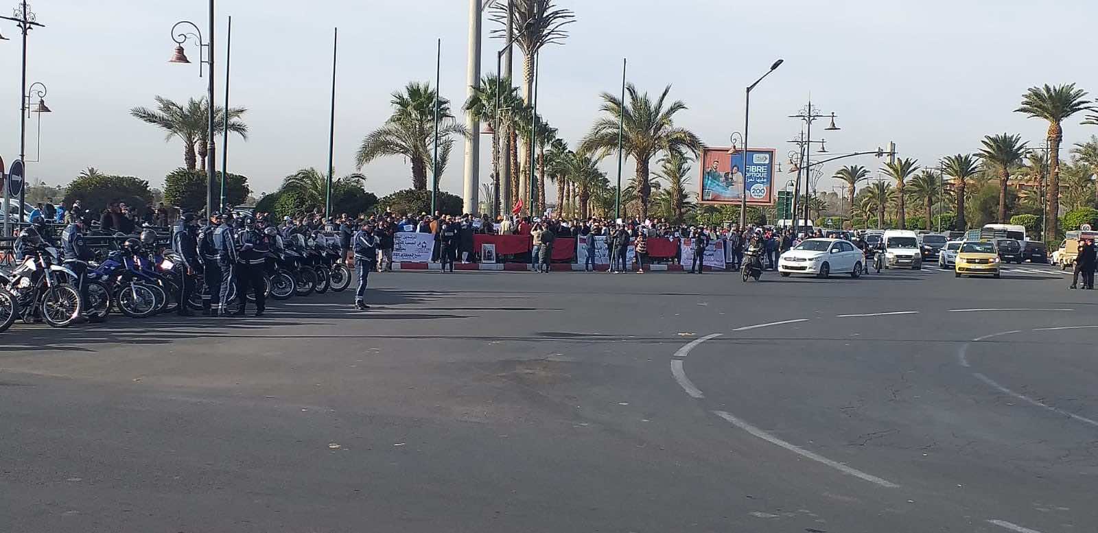 Tourism Operators Stage a Sit-in in Marrakech, Protest Tourism Malaise