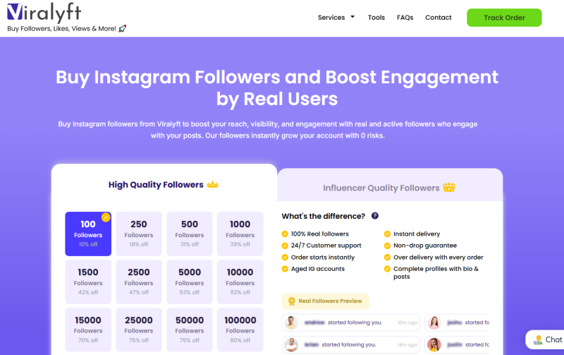 8 Best Real & Instant Sites to Buy Instagram Followers
