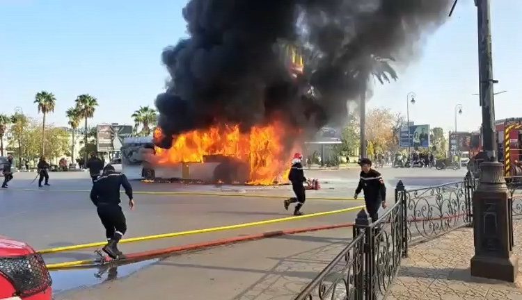 Fire on Fez Bus Sparks Renewed Outrage Over Public Transport Failures