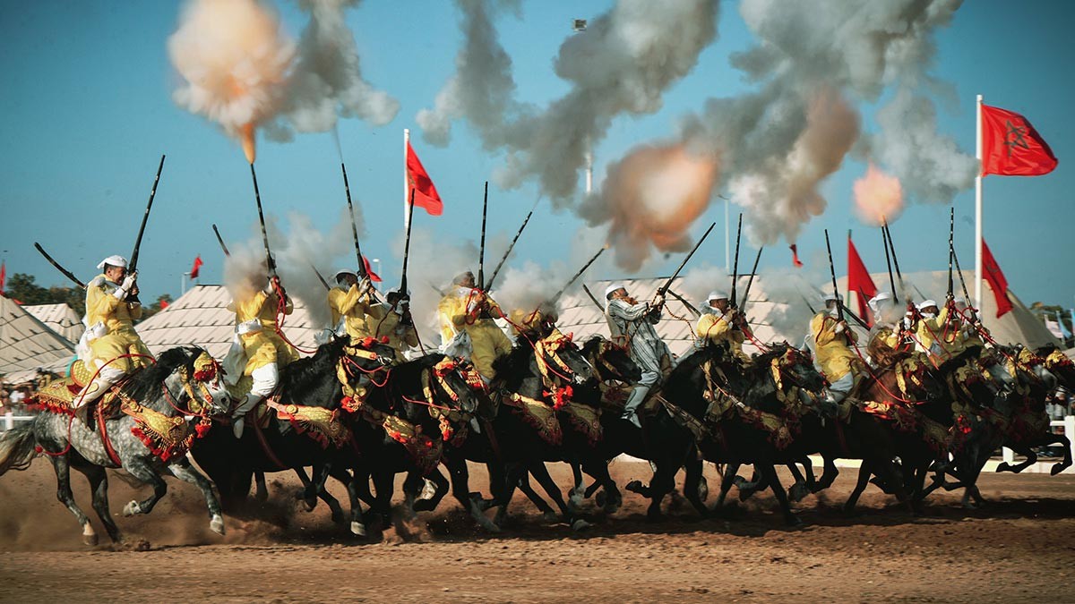 Princess Lalla Hasnaa Presides Over ‘Tbourida Show’ for Qatar-Morocco ...