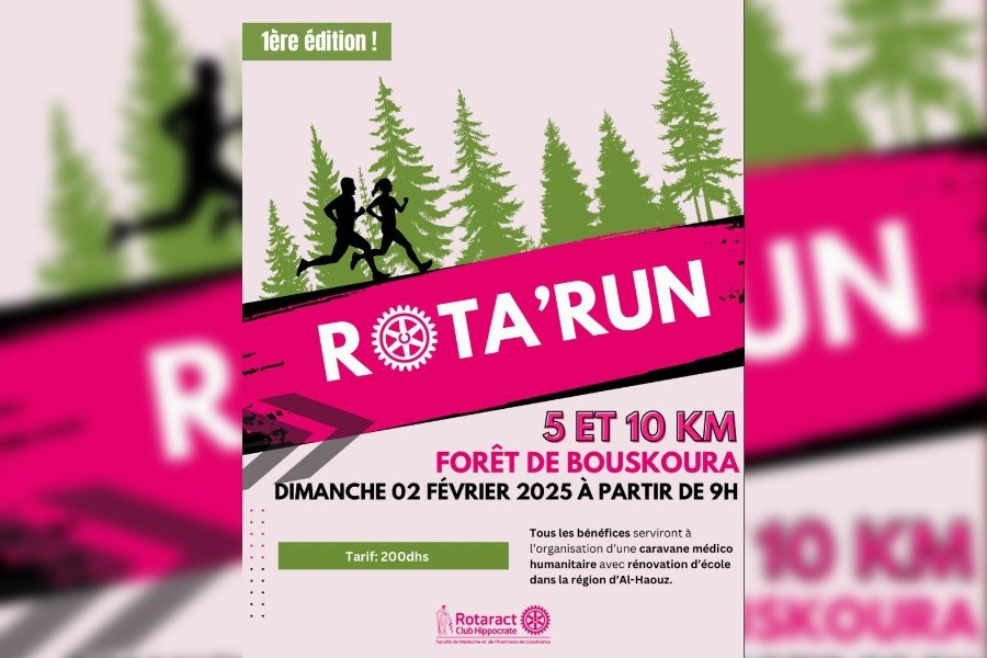 Rotaract Club Hippocrate Launches First Charity Run to Aid Al-Haouz ...