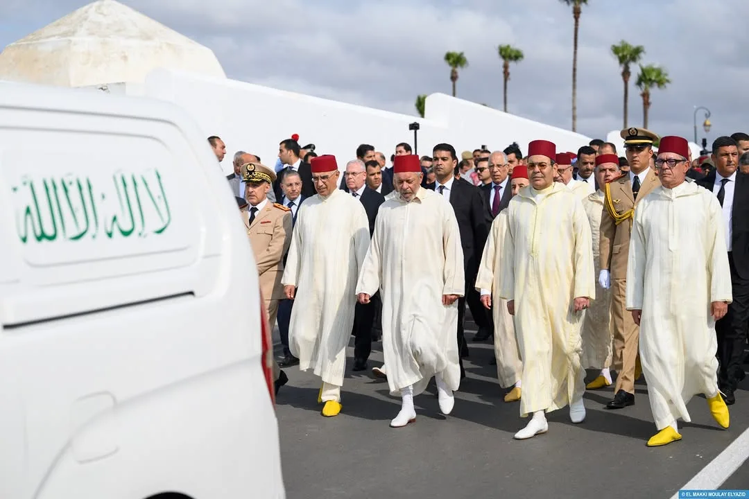 Prince Moulay Rachid Attends Funeral of Historiographer Abdelhak El ...