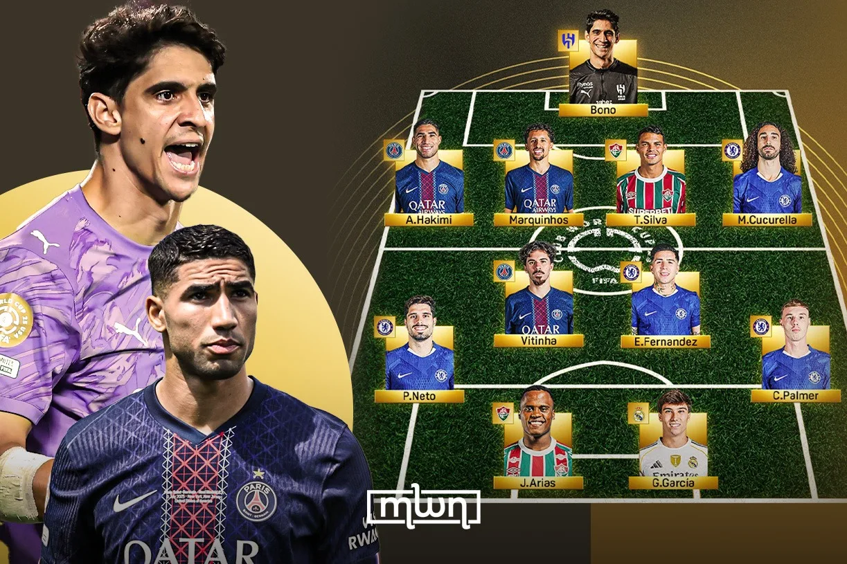 Hakimi, Bounou Named in Club World Cup Best XI
