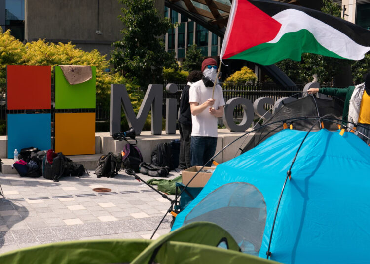 Microsoft Employees Stage Protest Over Ties to Israeli Military