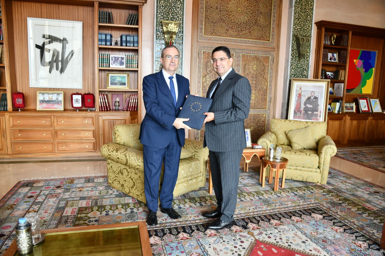 New EU Ambassador Dimiter Tzantchev Presents Credentials to FM Bourita