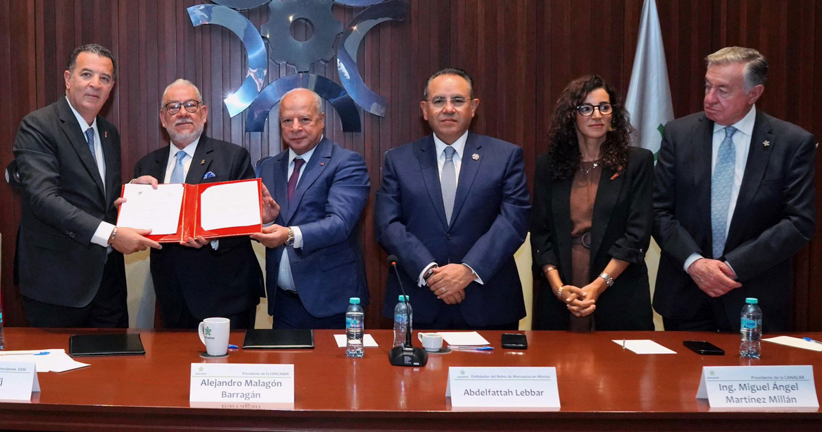 Morocco, Mexico Sign Agreement to Boost Economic and Industrial Ties