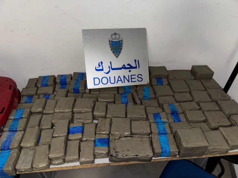 Moroccan Customs Seize 60 kg of Hashish at Bab Sebta Crossing Moroccan ...